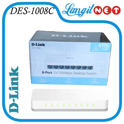 Jual DLINK SWITCH HUB 8PORT DES-1008C | Shopee Indonesia