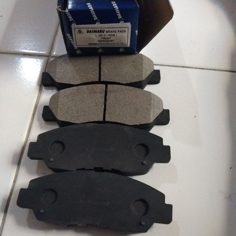 Jual Kampas rem depan/brake pad front L300 disel new/L039 harga set kanan kiri isi 4pc merk ...