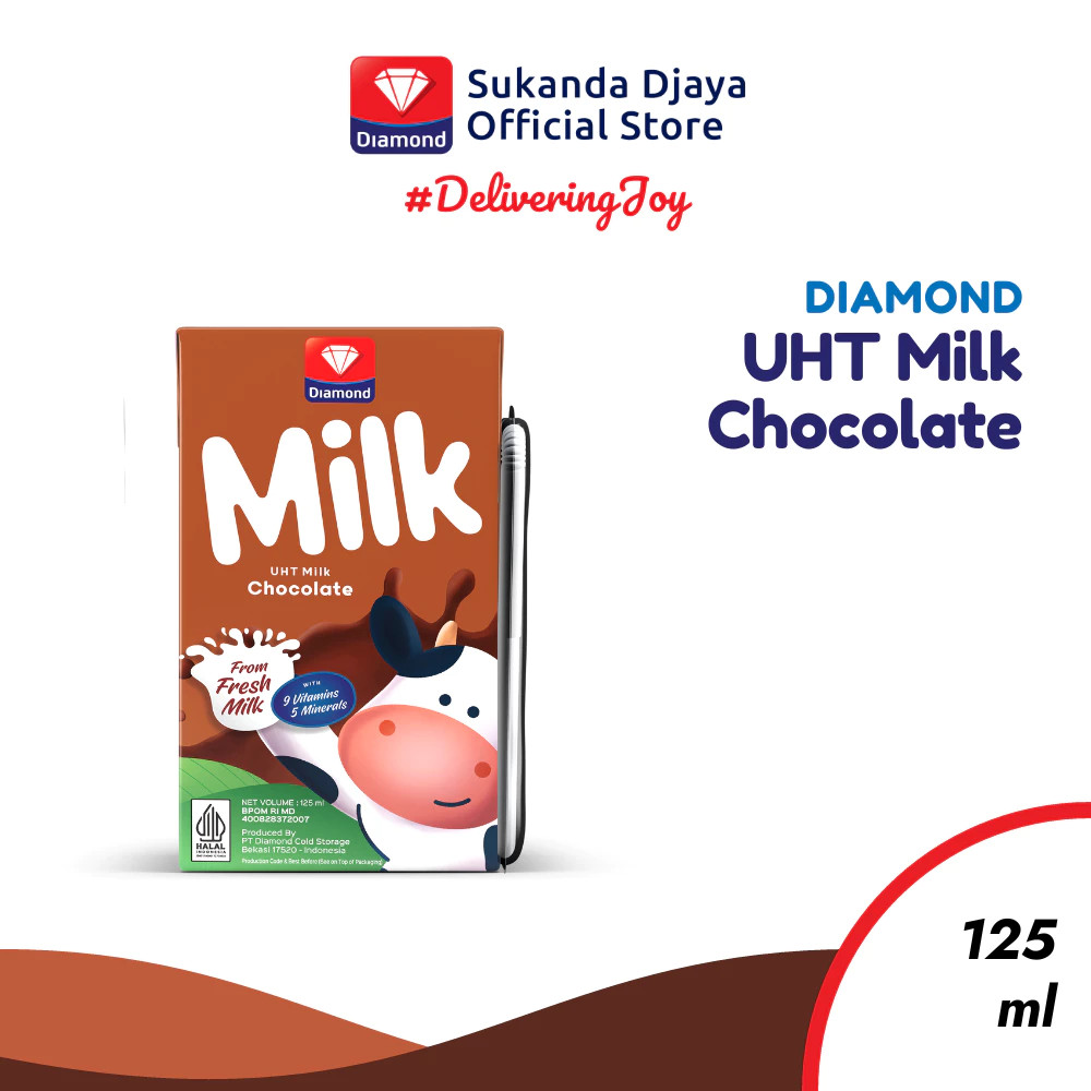 Jual DIAMOND - Susu Sapi UHT Milk 125ml | Shopee Indonesia