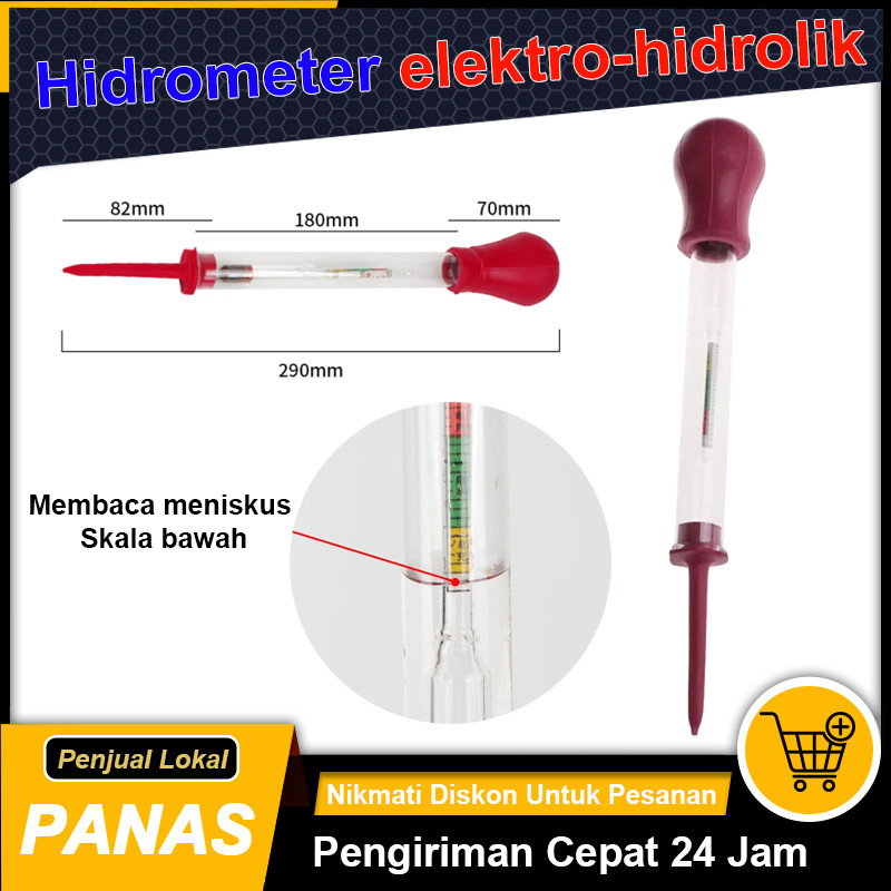 Jual Hidrometer elektrohidraulik Penguji Asam Hidrometer Hidrometer Elektrolit 1.100-1.300 ...