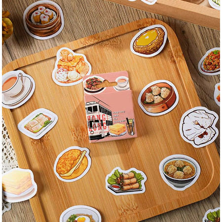 Jual Sticker Pack Isi 46 Lembar HONGKONG TEA RESTAURANT Scrapbook ...