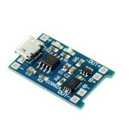 Jual TP4056 5V BMS Micro USB 1A 18650 protection Battery Charging ...
