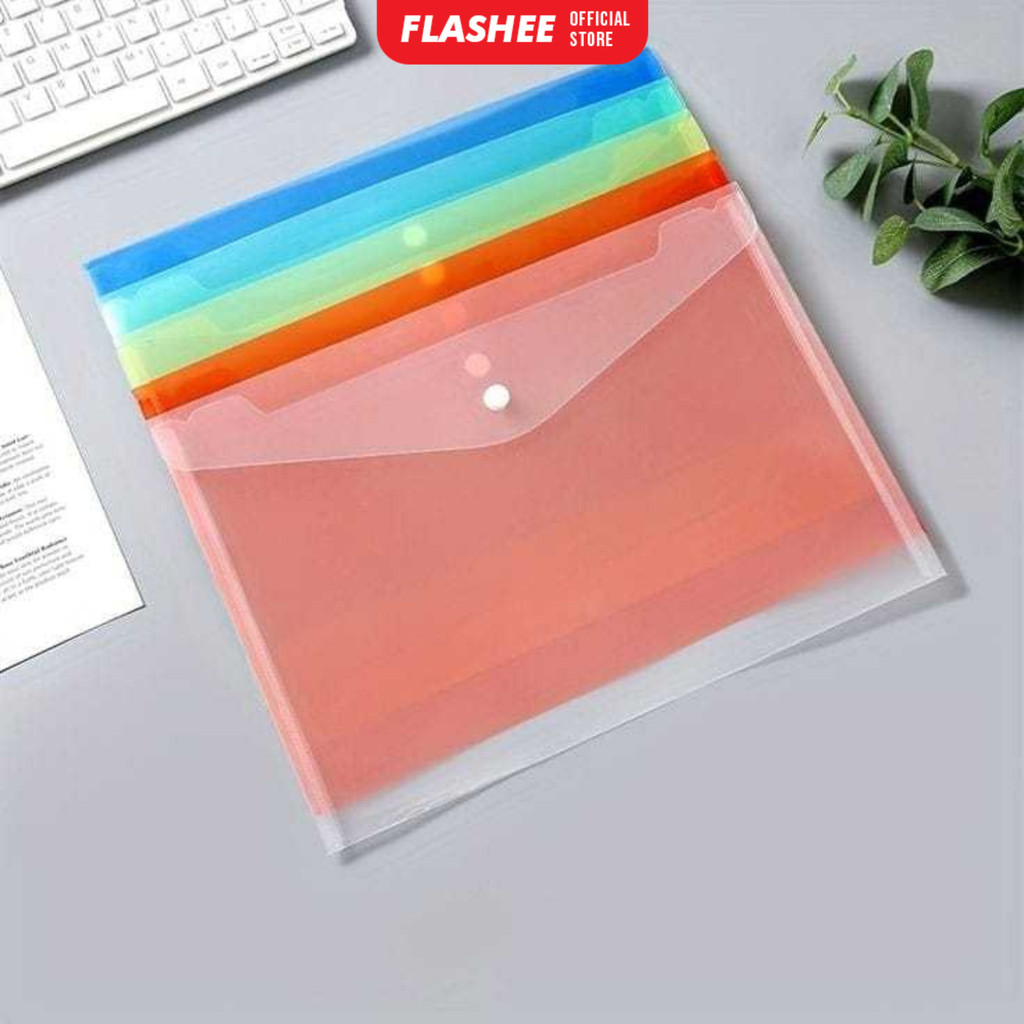 Jual Flashee Map Folder Plastik Kancing F4 Map Dokumen Aesthetic Map ...