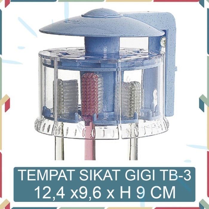 Jual BEZTON LionStar Tempat Sikat Gigi Rotary Tooth Brush Holder TB-3 ...