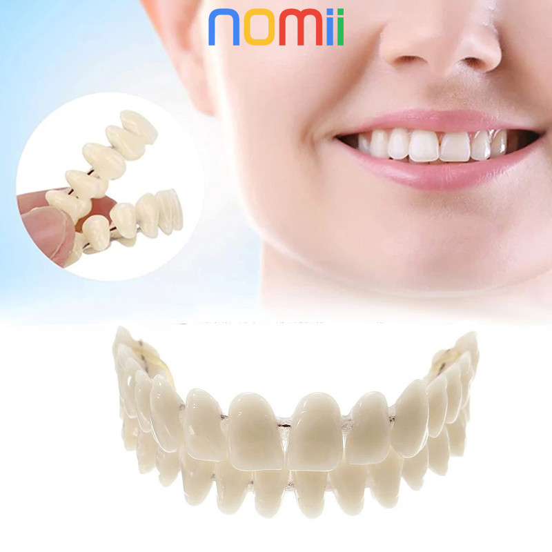 Jual Resin Teeth Denture Upper Lower Shade Artificial Preformed ...