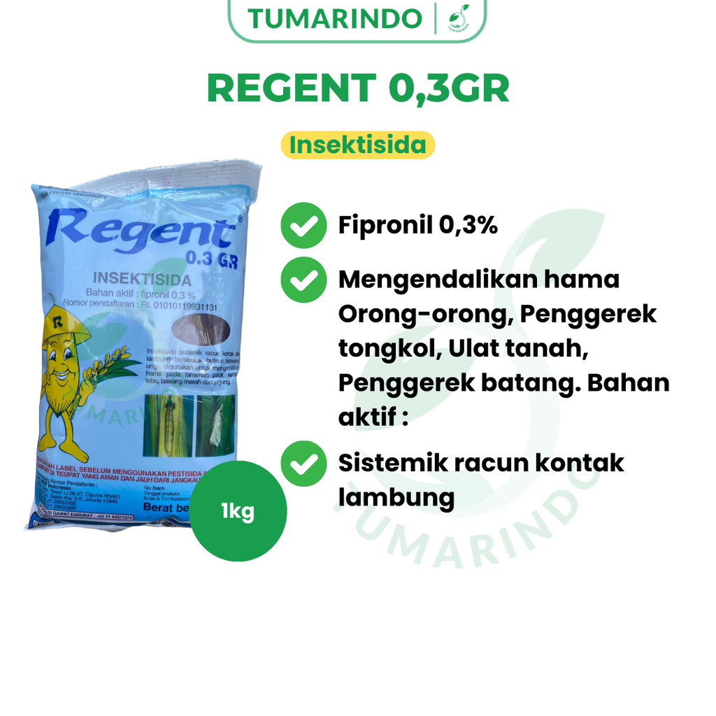 Jual Regent 0,3 Gr 1 Kg Insektisida Fipronil Obat Tanah | Shopee Indonesia