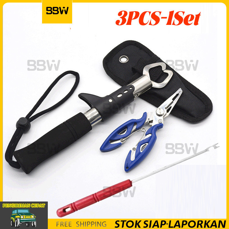 Jual Set Grip Plier Penjepit Bibir Ikan Tang Mancing Alat Jepit Fishing ...