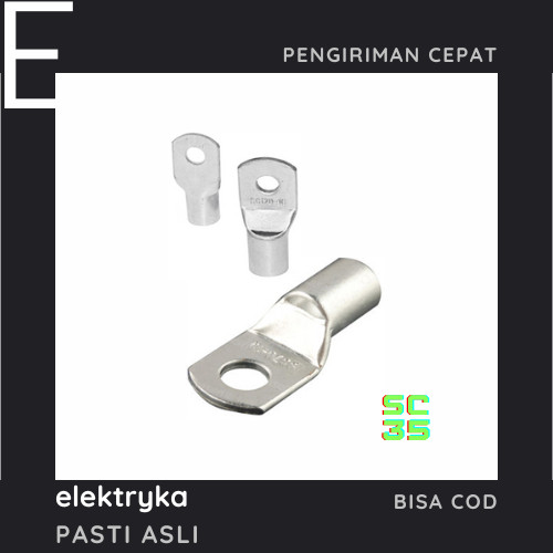 Jual Skun Kabel / Scun cable 35mm SC-35 lubang baut 6mm 8mm 10mm SC-35-6 SC-35-8 SC-35-10 ...