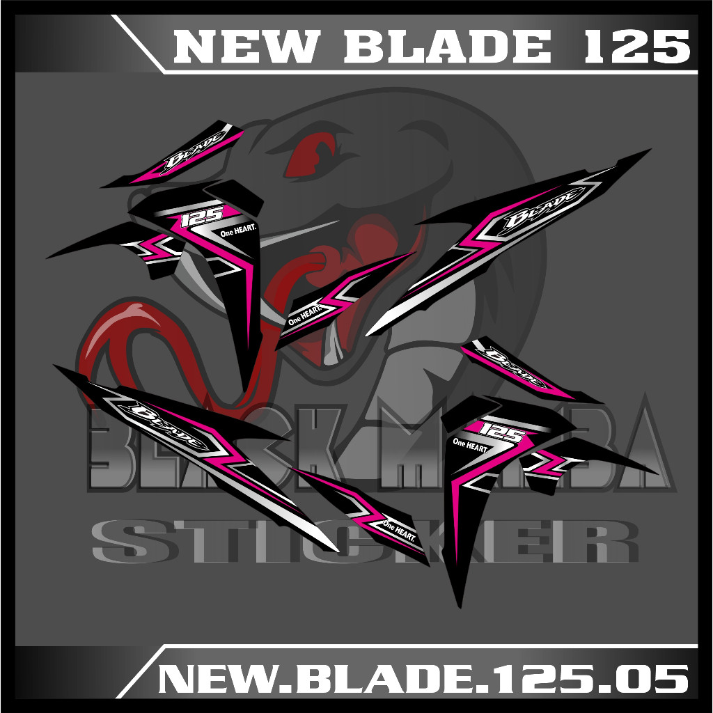Jual Sticker Striping NEW BLADE 125 Decal Stiker list variasi NEW BLADE ...