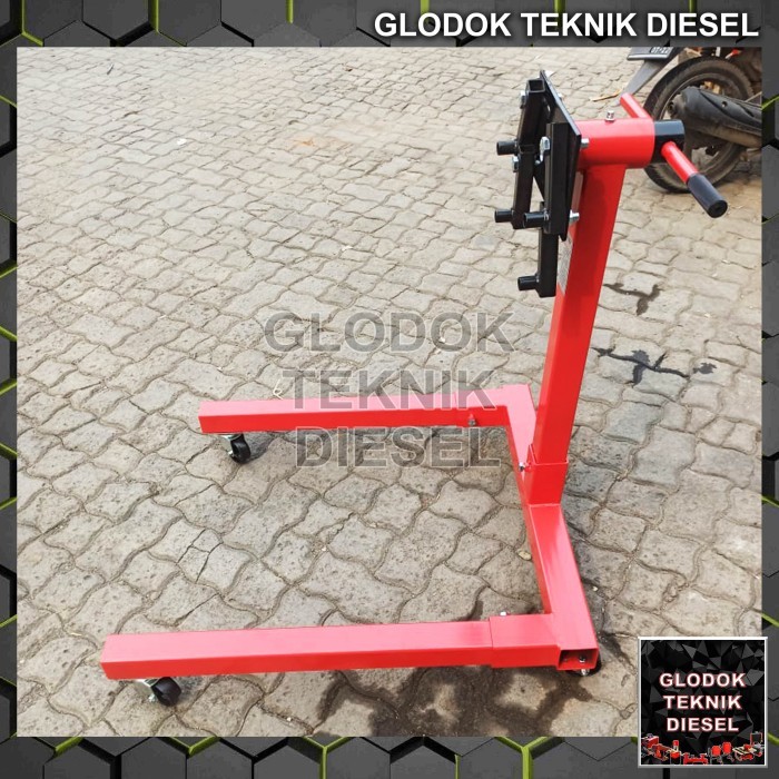 Jual ALAT DUDUKAN SERVICE MESIN MOBIL ENGINE STAND TERBAIK | Shopee ...