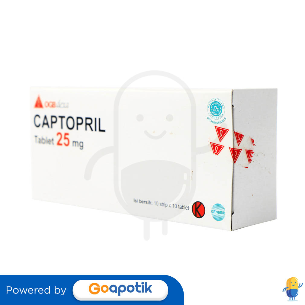 Jual Captopril Ogb Dexa Medica 25 Mg Box 100 Tablet / Hipertensi | Shopee Indonesia