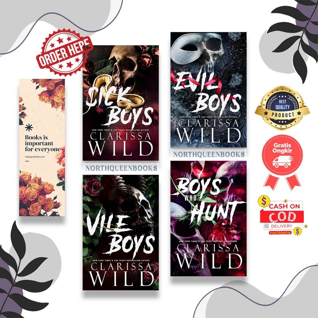 Jual Sick Boys, Evil Boys, Vile Boys, Boys Who Hunt by Clarissa Wild ...