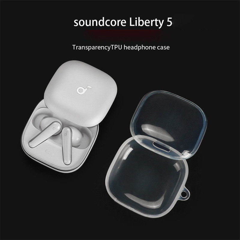 Jual For Soundcore Liberty 5 4 Headphone Case Transparent Soft Case ...