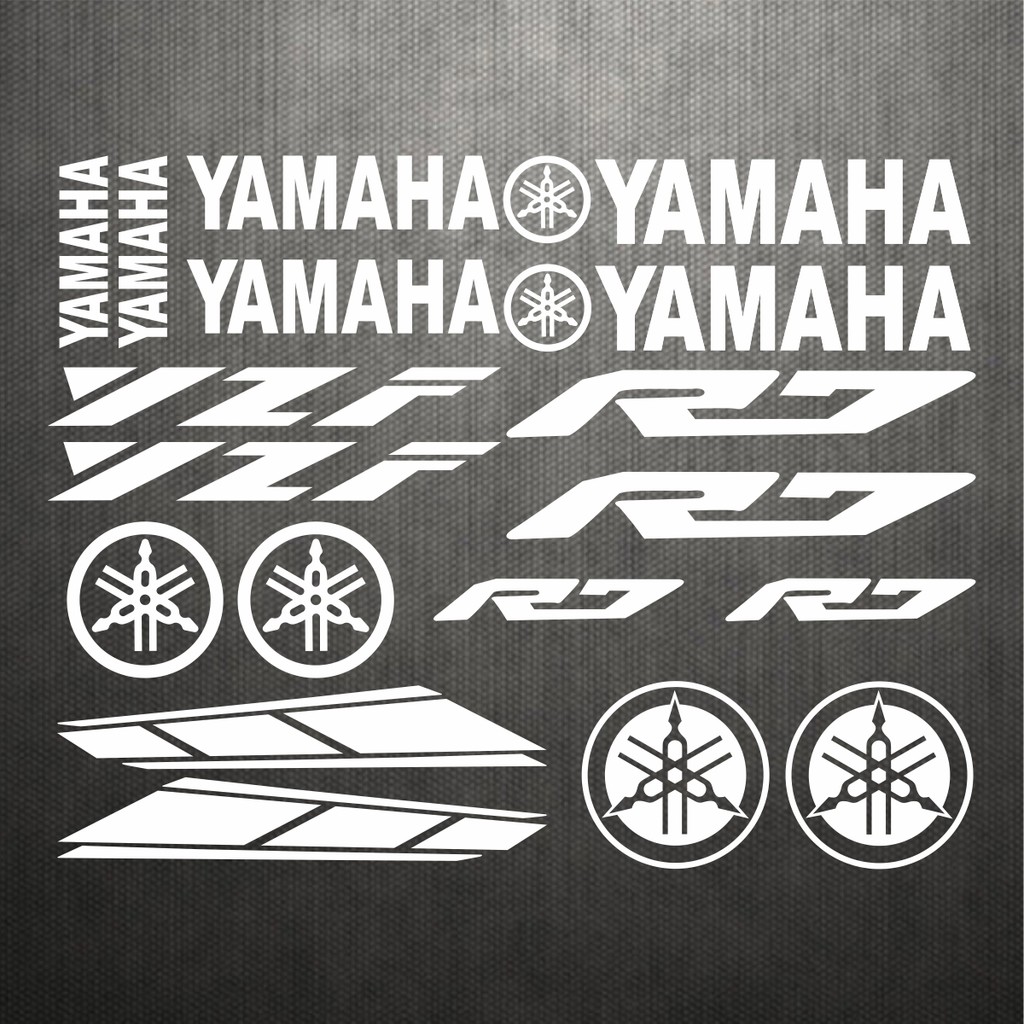Jual Stiker Motor Keren Custom Vinyl Yamaha R7 Logo Sticker Motorcycle ...