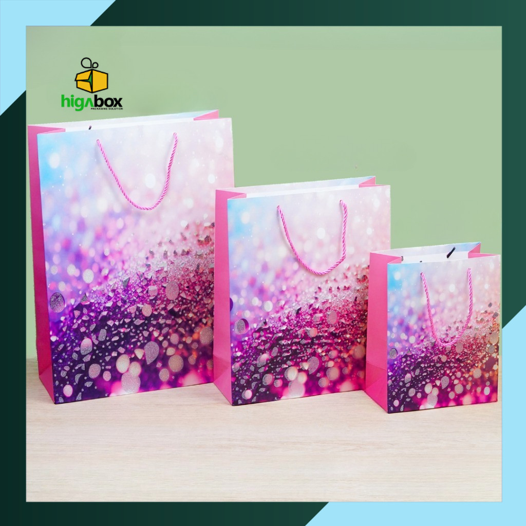 Jual Paper Bag Tote Bag / Gift Box Tote Bag / High end Gift Paper Bag ...