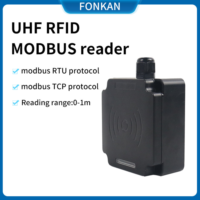 Jual UHF RFID Industrial reader Modbus Protocol Card Reader RS485 Long Distance Integrated ...