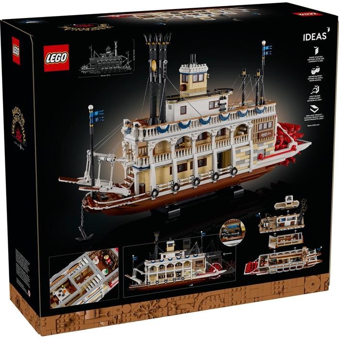 Jual [Pre-Order]Lego Ideas 21356 River Steamboat ( DUS RESEALED / SEGEL ...