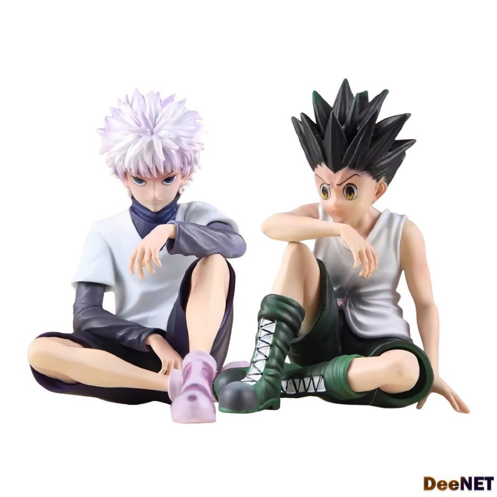 Jual Killua Zoldyck Gon Freecss Sitting Hunter x Hunter 11cm Action ...