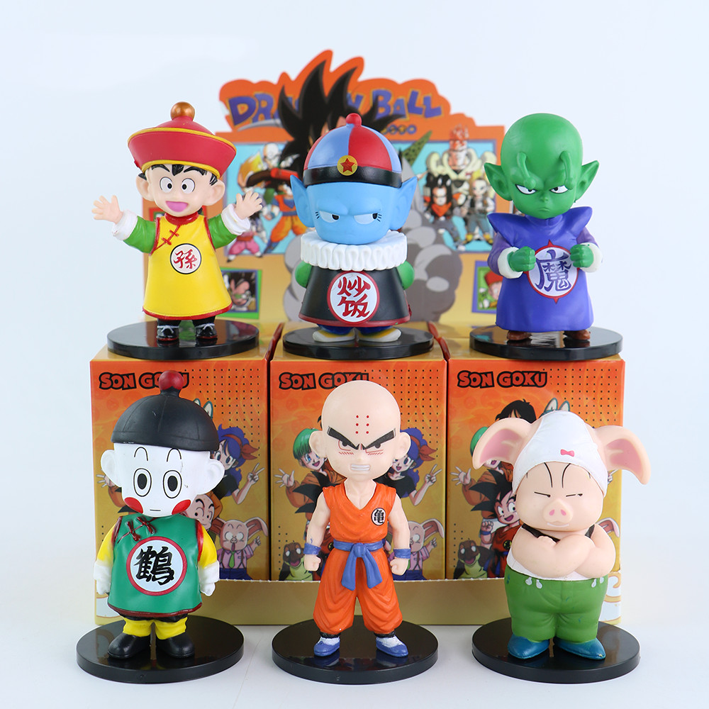 Jual Dragon Ball blind box Super Saiyan Goku Anime Figure Toy DBZ Mini ...