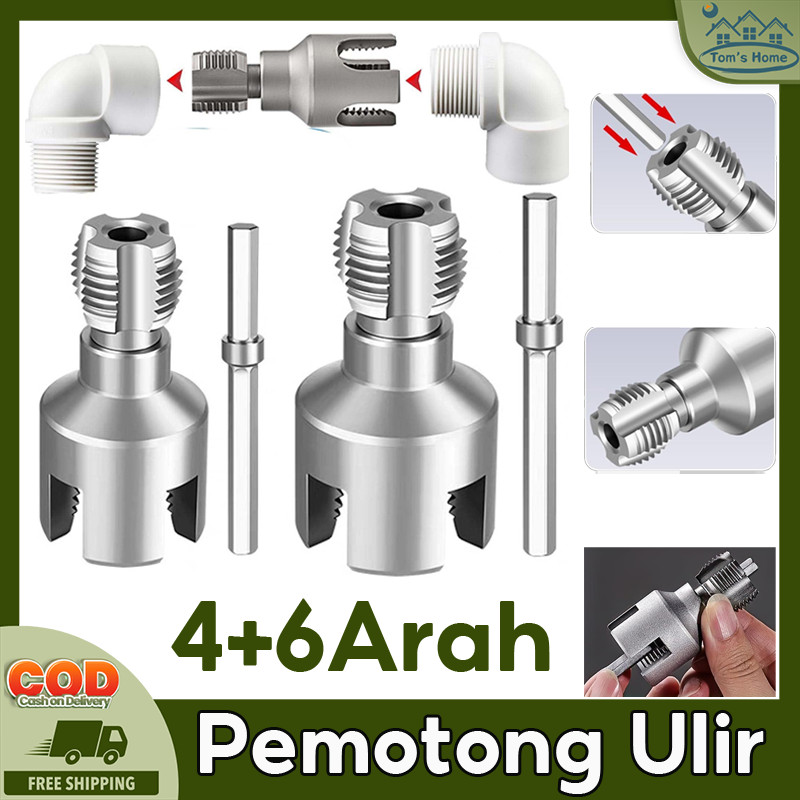 Jual Alat Bor Ulir Presisi Satu Kesatuan Alat Pembuka Drat Pipa Pvc ...