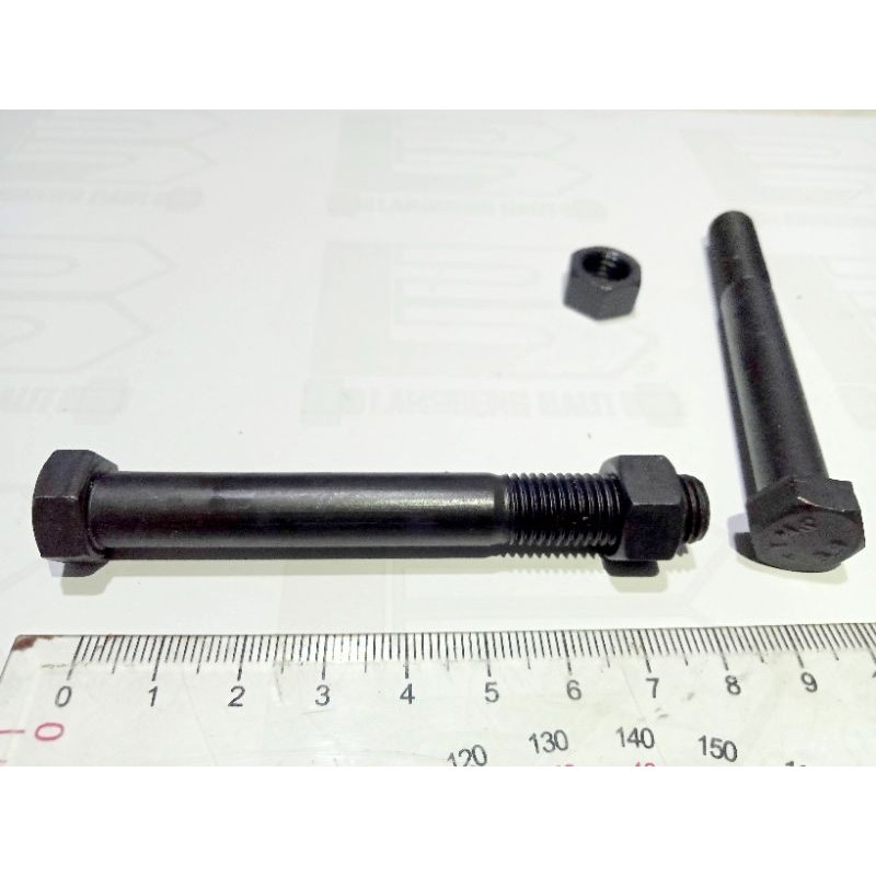 Jual Baut Mur BAJA M10 X 80 HALUS / 8cm Kunci 14 Hitam M10x80 | Shopee ...