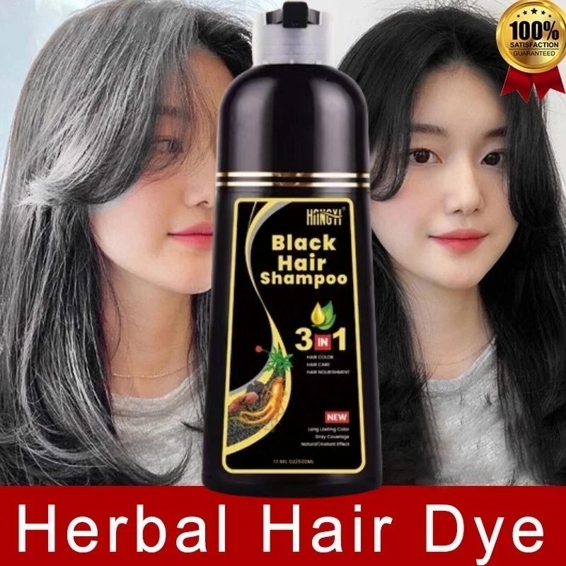 Jual Black Shampo Penghitam Rambut Uban Menjadi Hitam Permanen Sampo ...