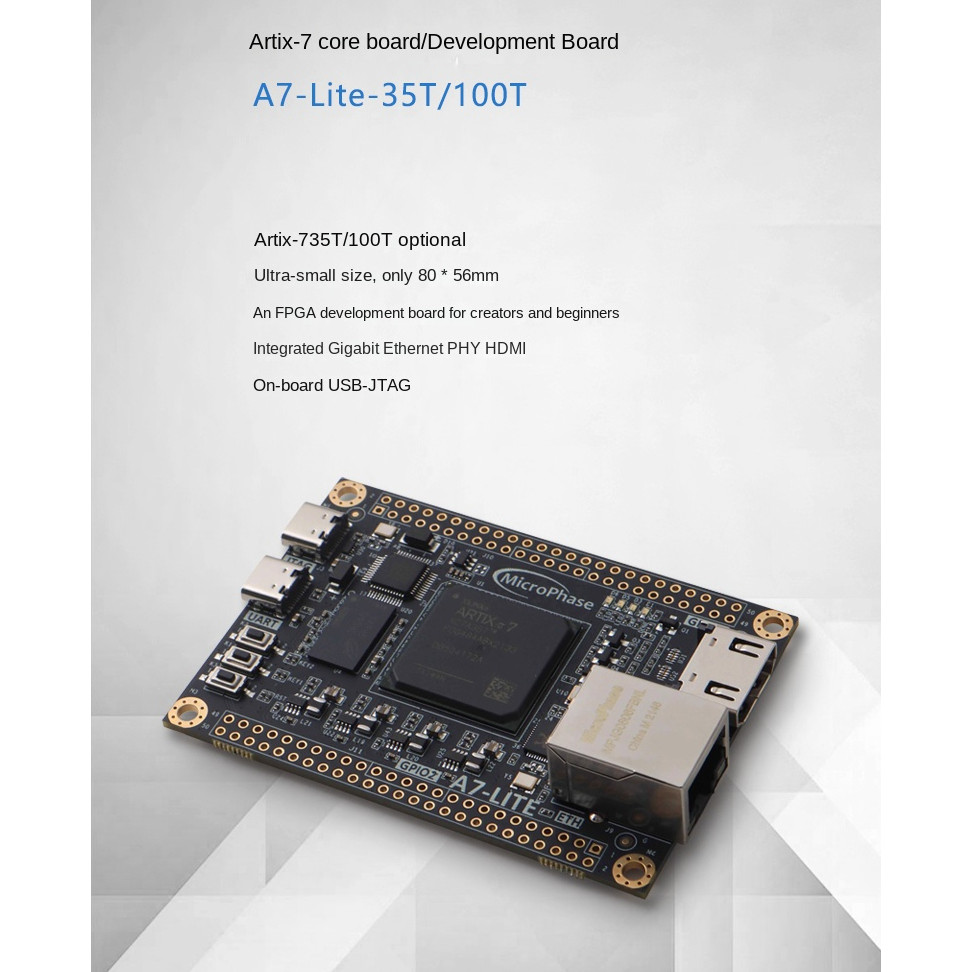 Jual FPGA Development Board Core Board XILINX Artix 7 XC7A35T 100T A7 ...