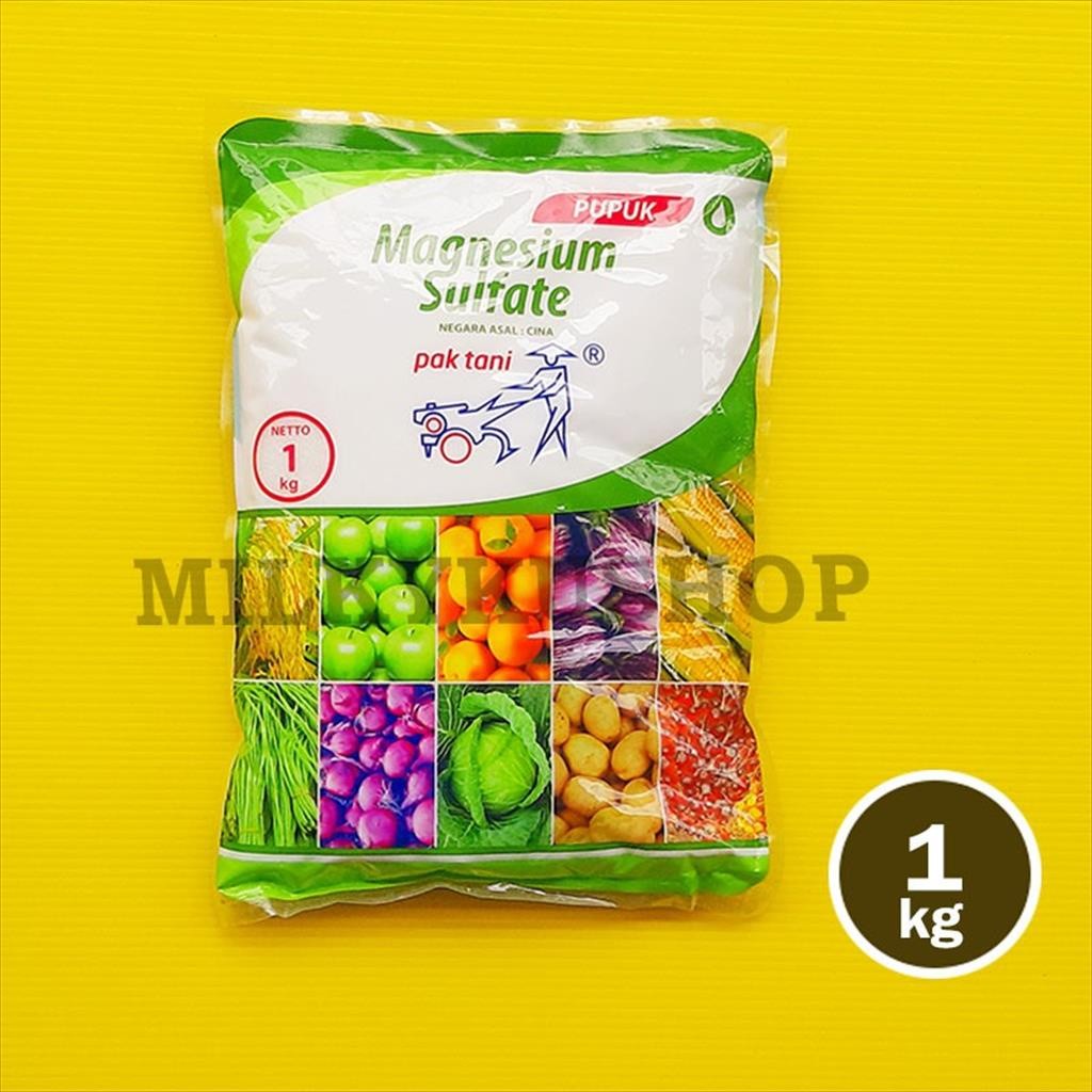 Jual PUPUK MAGNESIUM SULFATE PAK TANI KEMASAN PABRIK 1 KG | Shopee ...