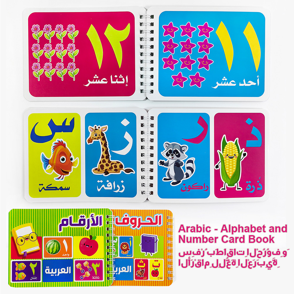 Jual Arabic Numbers and Letters 2 Books Set Early Childhood Education ...