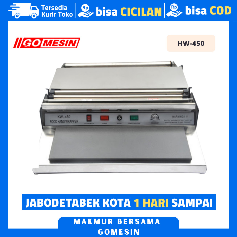 Jual MESIN PLASTIK WRAPPING GETRA HW 450 HW-450 HAND WRAPPING MACHINE ...