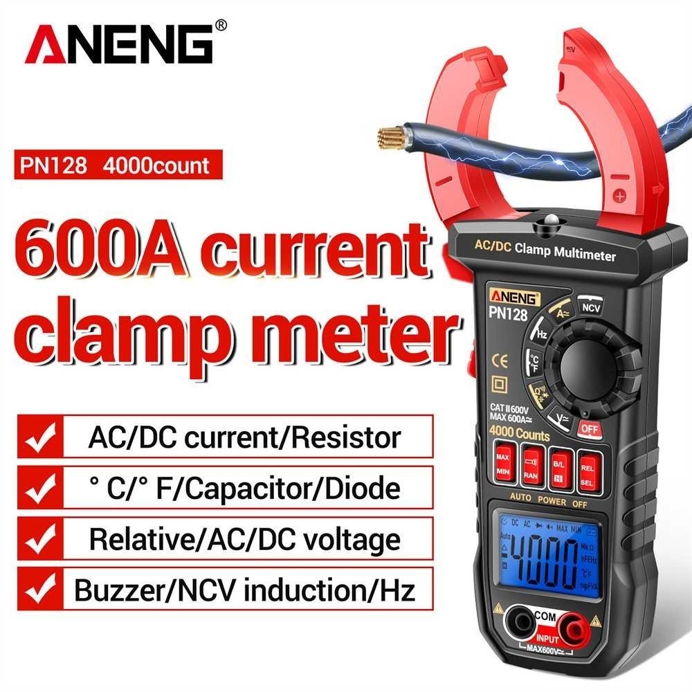 Jual ANENG Digital Multimeter Voltage Tester Clamp Meter AC/DC 600A ...