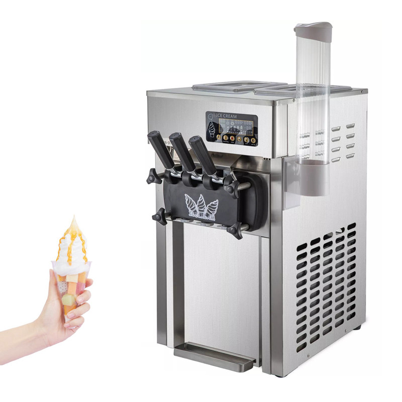 Jual Commercial desktop soft ice cream machine sweet cone ice cream ...