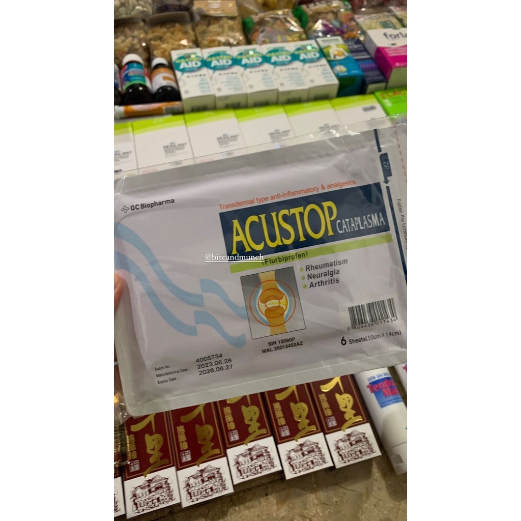 Jual ACUSTOP CATAPLASMA koyo plaster nyeri otot sendi bahu pinggang ...
