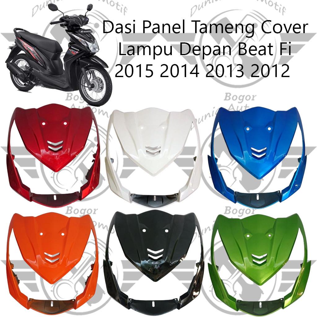 Jual Dasi Panel Tameng Cover Lampu Depan Beat Fi 2012 2013 2014 2015 ...