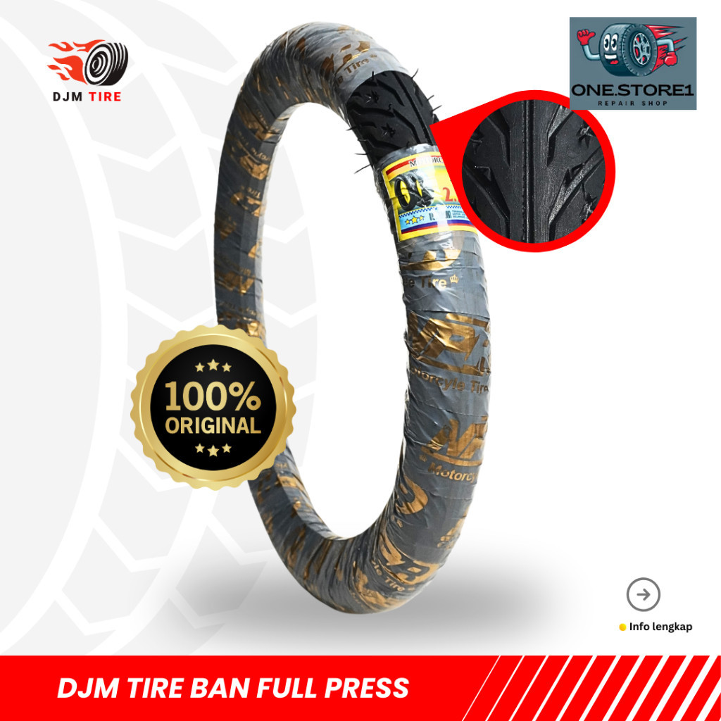 Jual DJM Ban Motor Bebek Luar Ring 17 Ukuran 250 dan 275 Ban Motor ...