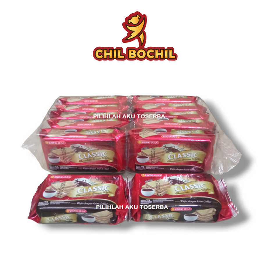 Jual WAFER CLASSIC KHONG GUAN PER PAX ISI ( 10 SACHET X 18 GRAM ...