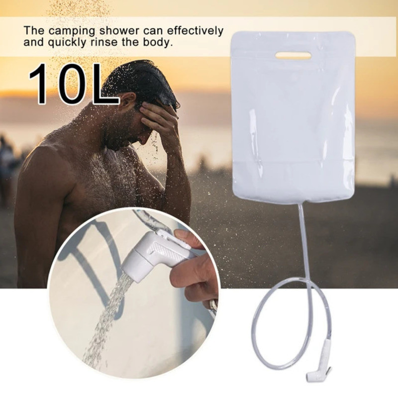 Jual Portable Shower For Camping 10L Dry Bag Water Storage Camp Shower ...