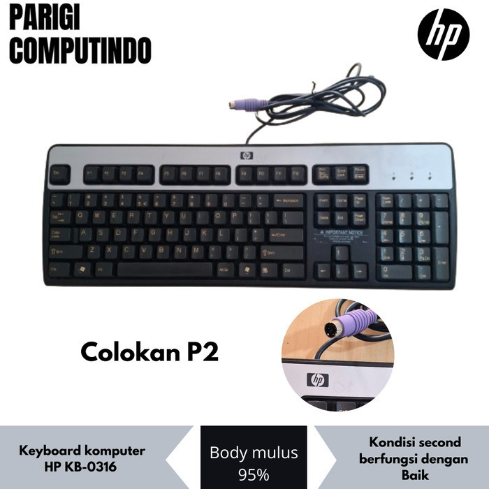 Jual keyboard komputer HP KB-0316 P2 | Shopee Indonesia