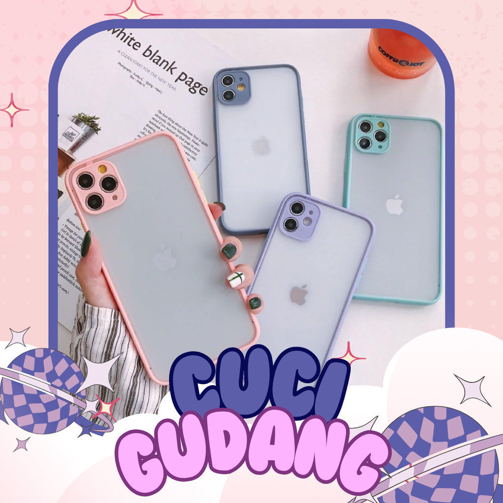 Jual [CUCI GUDANG] HYBRID PASTEL aero lens cover case oppo a3s a9 2020 ...