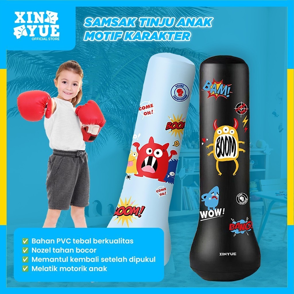 Jual Xin Yue Inflatable Standing Boxing Ball Samsak Tinju 120CM/150CM ...