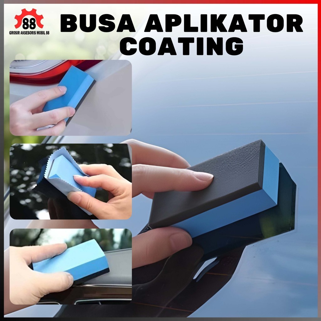Jual Busa Coating Auto Detailing Applicator Pad Aplikator Aplikasi Spon ...