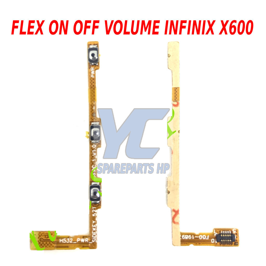 Jual Flexible On Off Volume Infinix Note 2 X600 Original Baru | Shopee ...