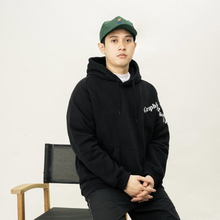 Jual UNKL347 Jacket Hoodie Hitam Model Simpel Bahan Fleece APLA ...