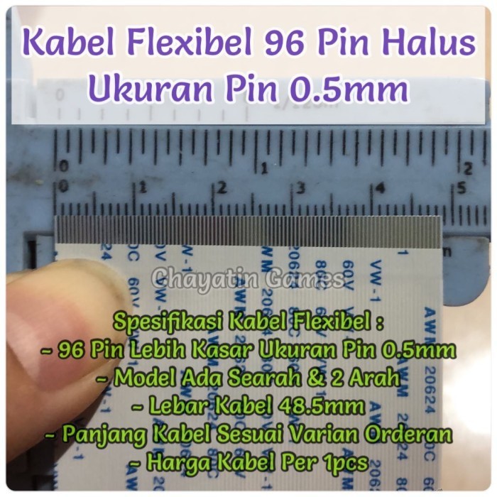 Jual Kabel Flexibel 96 Pin Halus Model & Panjang Varian Ukuran Pin 0 ...