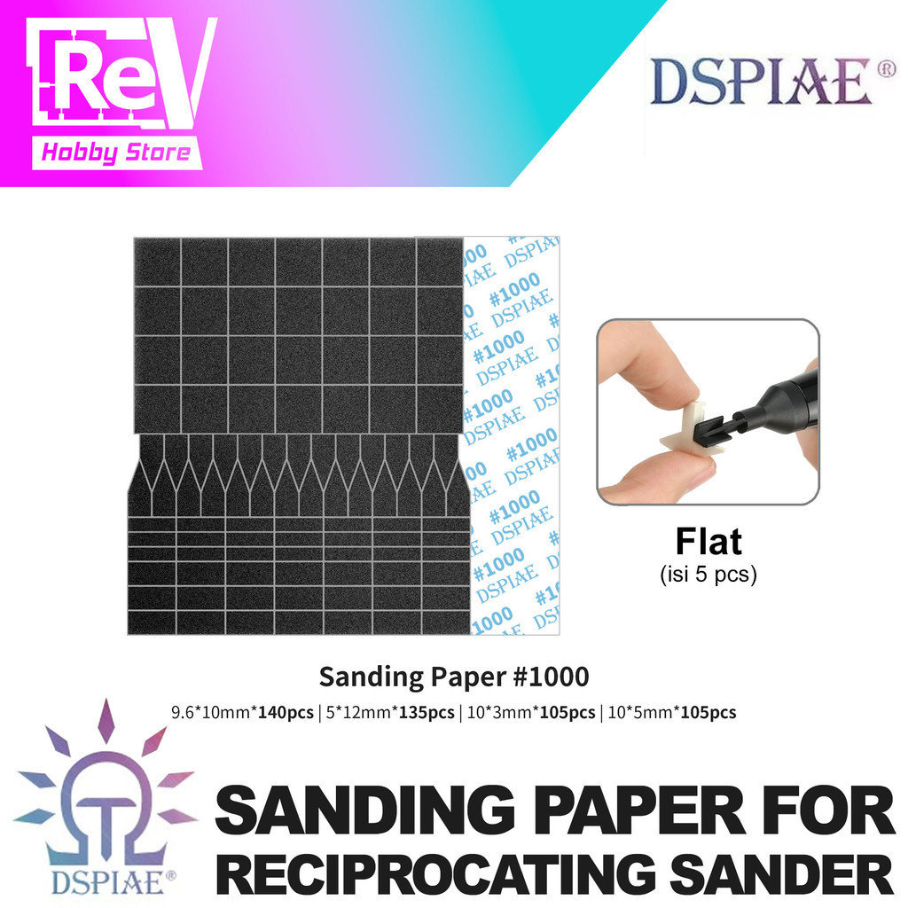 Jual DSPIAE SANDING PAPER FOR RECIPROCATING SANDER ES-A SP-ES | Shopee ...