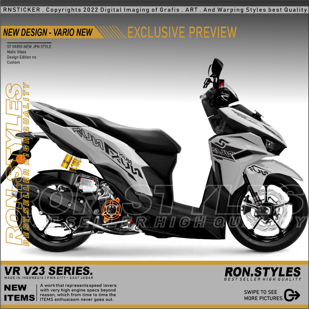 Jual CUTTING STICKER STRIPING VARIO GEN2 STRIPING VARIASI VARIO 2023 ...