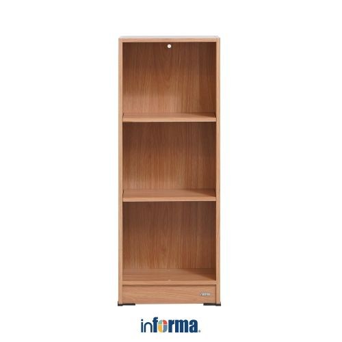 Jual Informa Pablo Rak Buku 3 Tingkat L40 - Cokelat Oak Bookshelf Books ...
