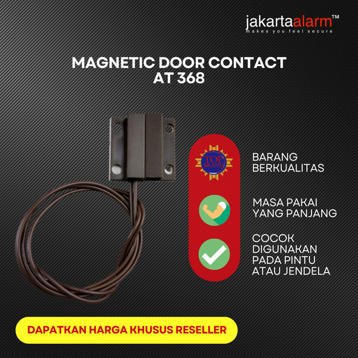 Jual Bonet Alarm Pintu Anti Maling Door Contact Alarm Kayu Aluminium AT ...