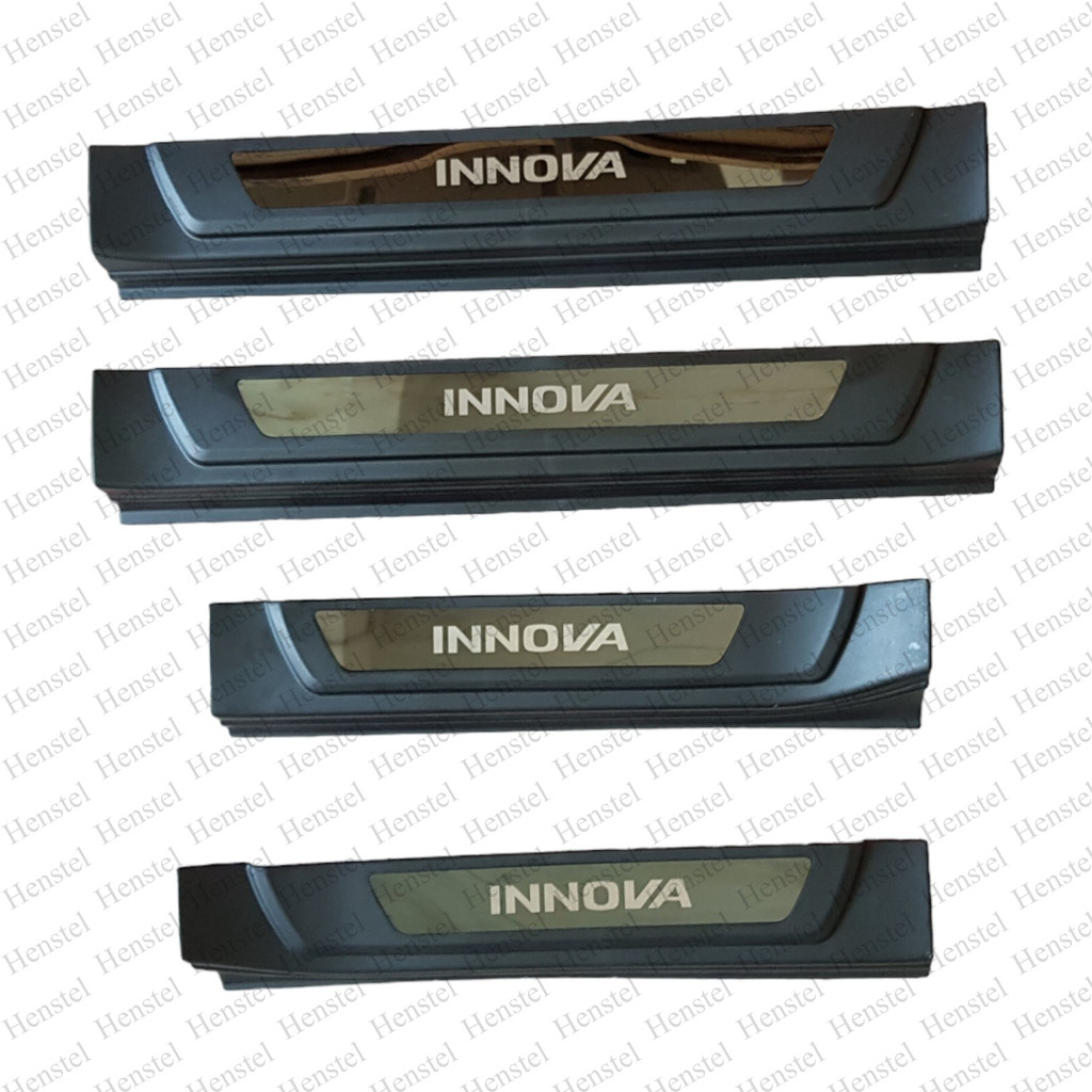 Jual Innova reborn 2016 up door sill plate (4 pcs) non led / sill plate ...