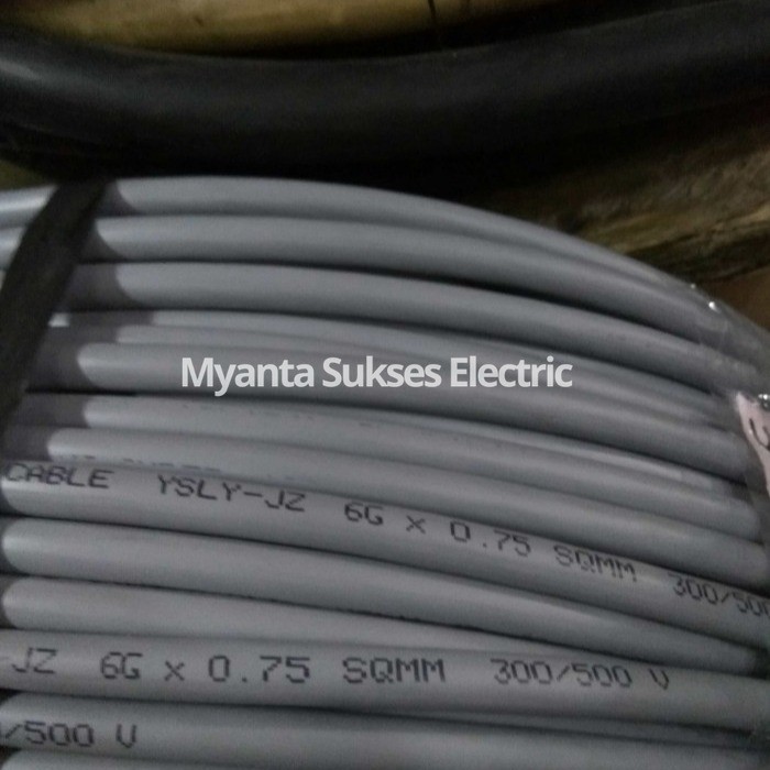 Jual Kabel Kontrol Serabut YSLY-JZ 6x0,75mm Potongan/Meteran/Eceran ...